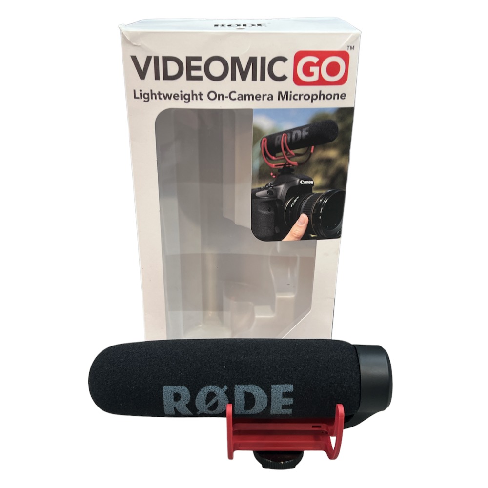 Pre-owned RODE VideoMic GO On Camera Shotgun Microphone - Own4Less